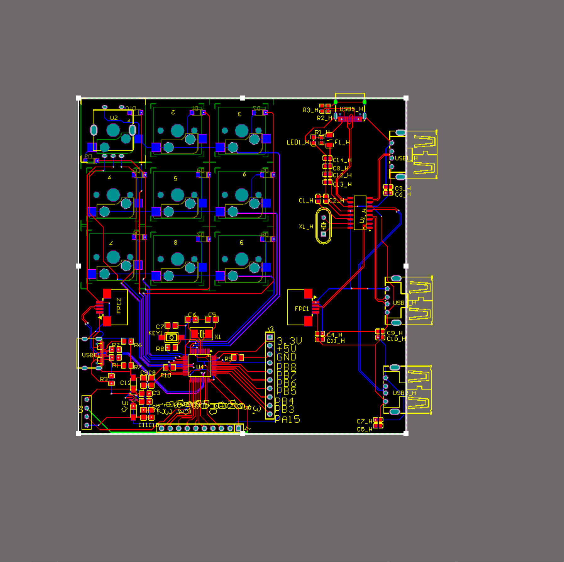 如何制作更好看的客制化PCB及其渲染图 | Boulevard's Blog