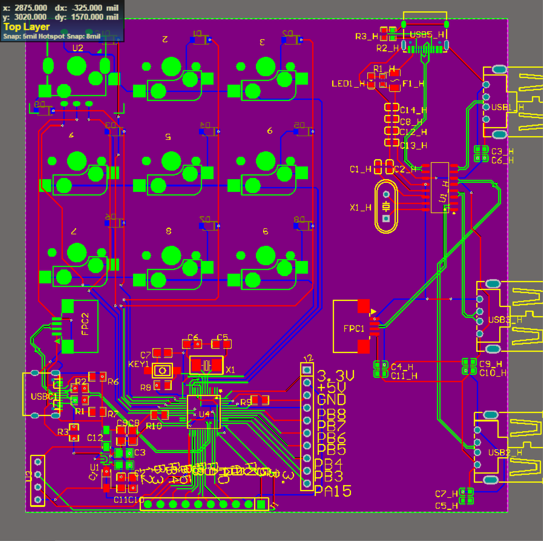 如何制作更好看的客制化PCB及其渲染图 | Boulevard's Blog